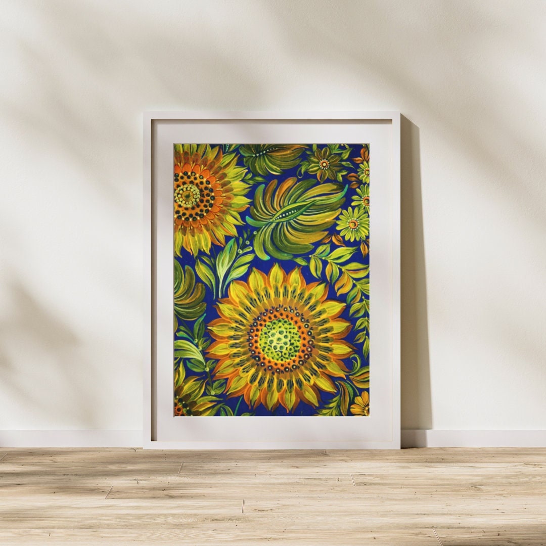 Ukraine Art Work, Ukrainian Folk Art Print, Download Ukrainian Print ...