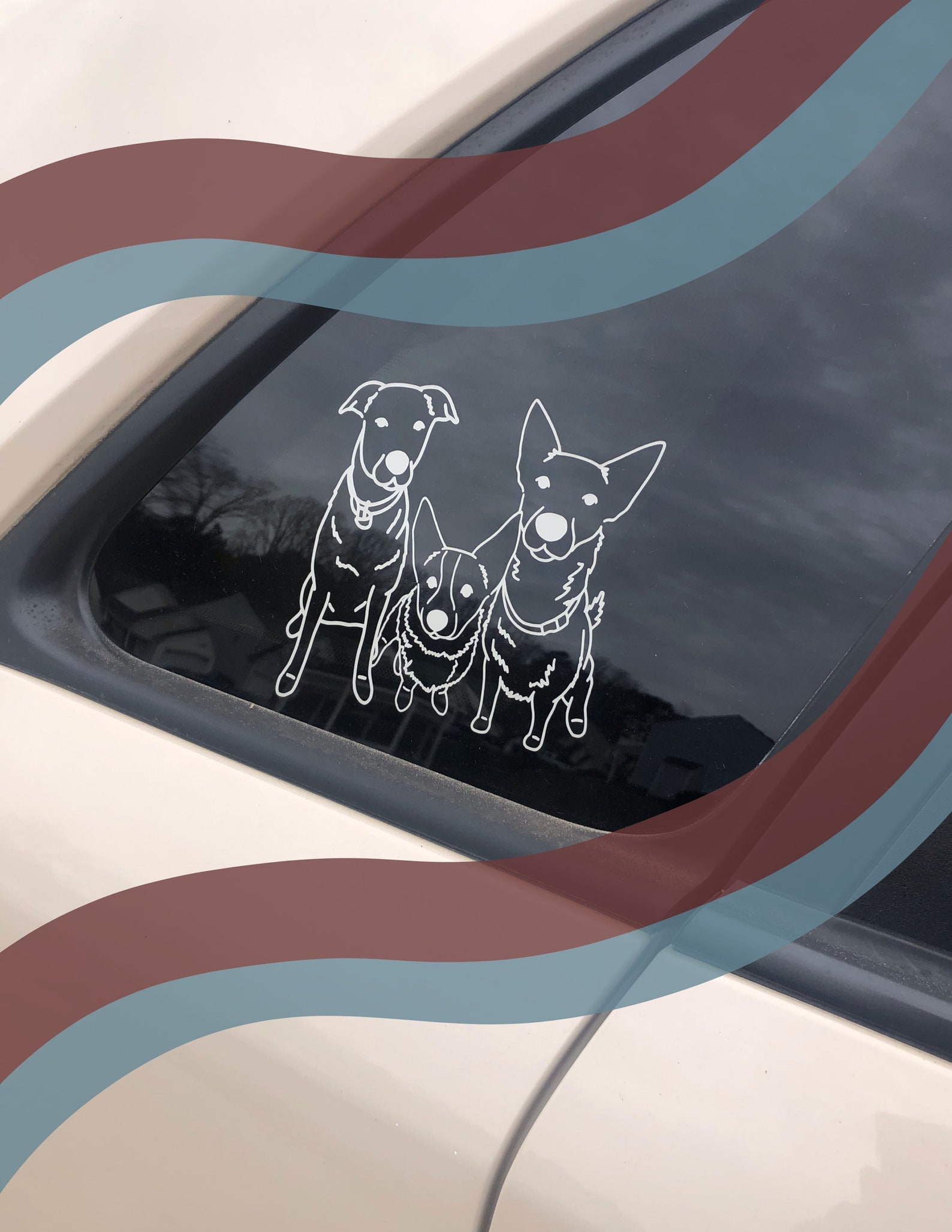 Custom Pet Car Decal/custom Pet Sticker/vinyl Sticker/vinyl - Etsy
