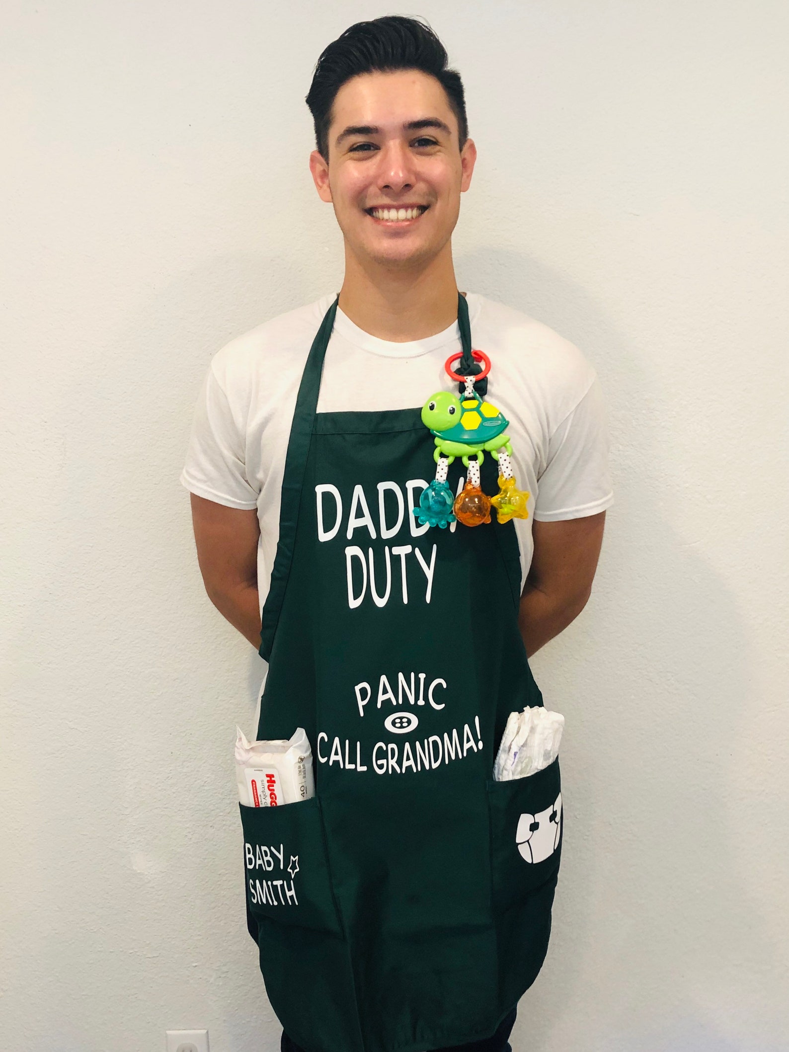 Daddy Duty Apron, Diaper Duty Aprons, Dad Apron, New Dad Gift, Funny ...