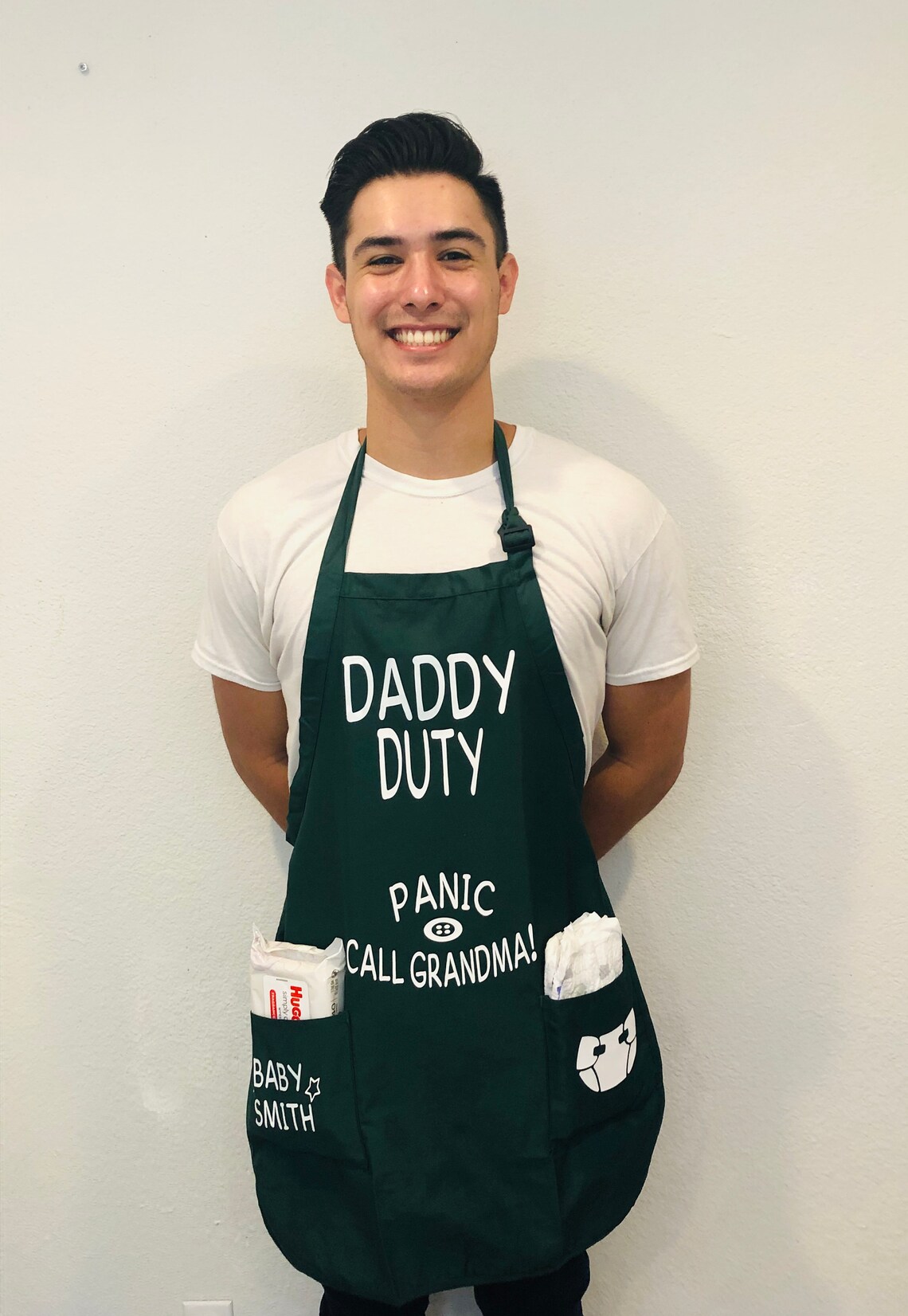 Daddy Duty Apron, Diaper Duty Aprons, Dad Apron, New Dad Gift, Funny ...