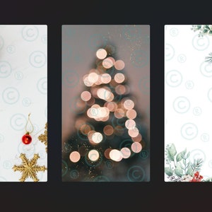 12 Days of Christmas Minimalist Stories Backgrounds - Christmas ...