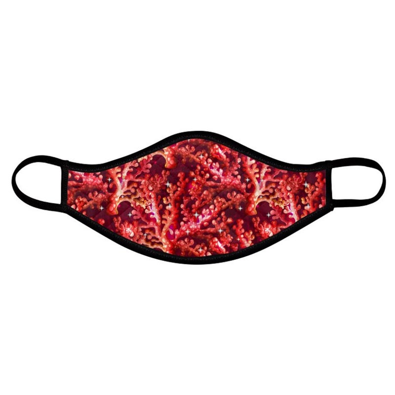 Coral Face Mask - Etsy
