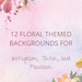 13 Floral Themed Instagram Stories Backgrounds - Flower Backgrounds ...