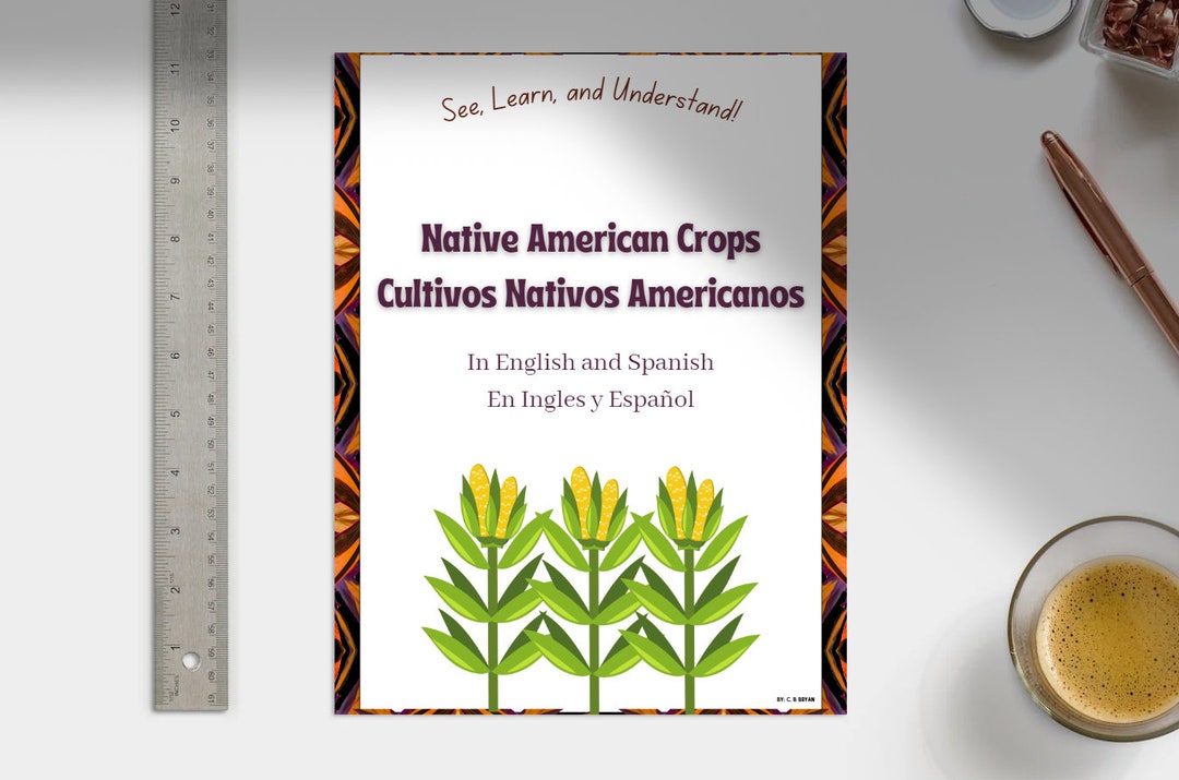 Native American Crops Bilingual English and Spanish Printable ...