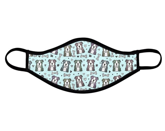 Schnauzer Dog Face Mask Nose and Mouth and Ears Clothe Facemask With ...