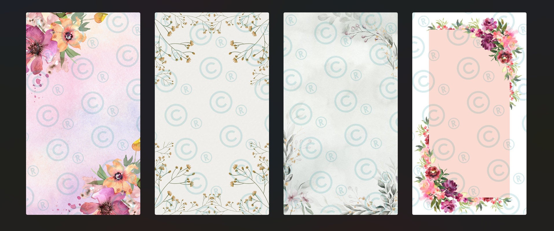 13 Floral Themed Instagram Stories Backgrounds - Flower Backgrounds ...