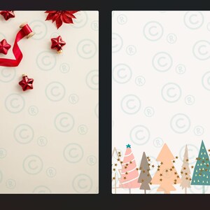 12 Days of Christmas Minimalist Stories Backgrounds - Christmas ...