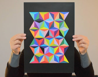 Hard Edge Painting - Etsy