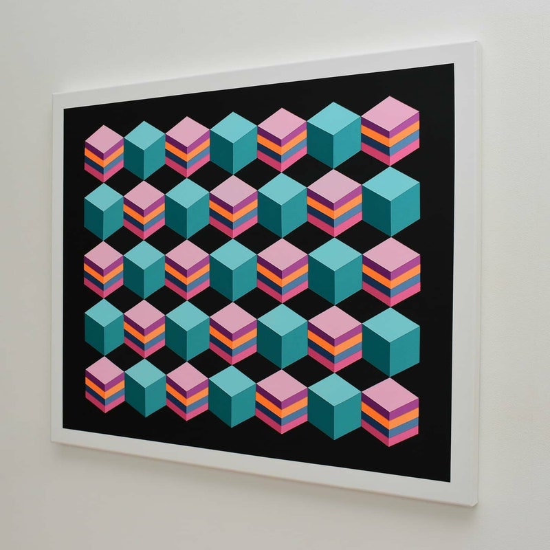Hard Edge Painting - Etsy