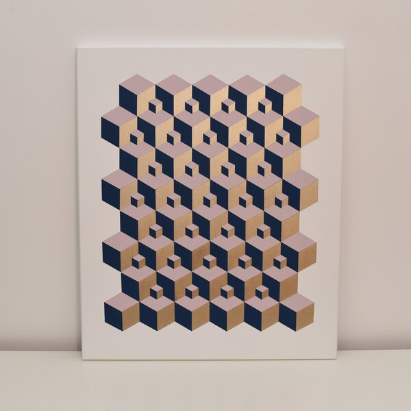 Geometric Op Art - Etsy