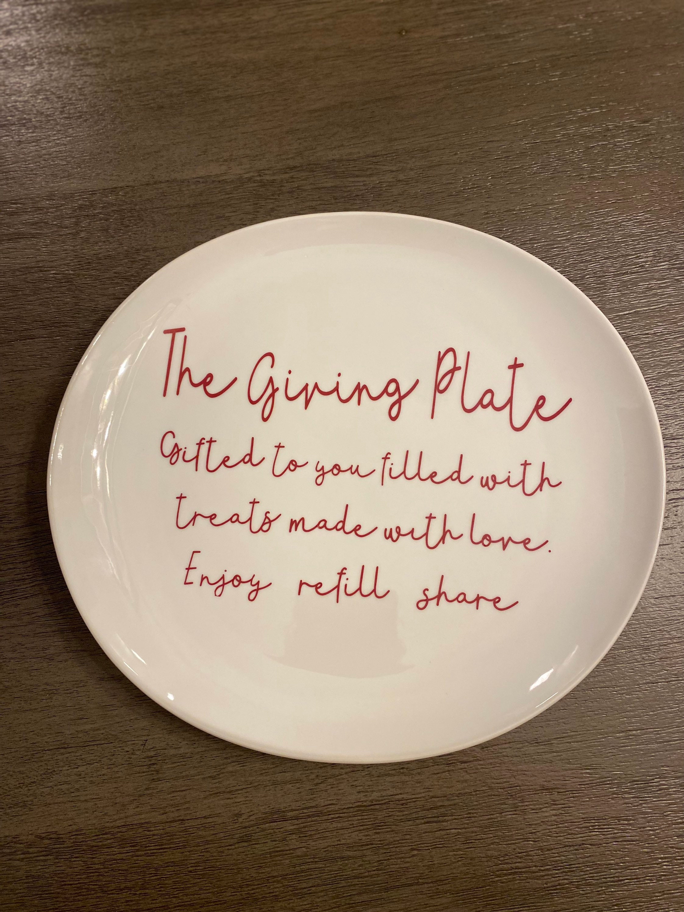 The Giving Plate - Etsy