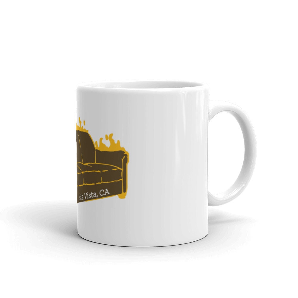 UCSB Isla Vista Burning Couch Mug - Etsy