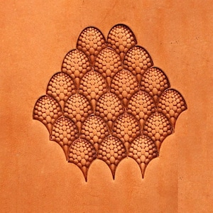 Dragon Scale Stamp Leather Stamping Tool Textured Grip Professional 304 ...
