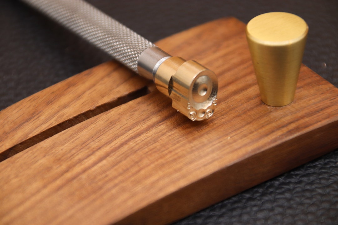 Leather Stamp Leathercraft Stamping Tool Fine Brass Head 304 Stainless ...