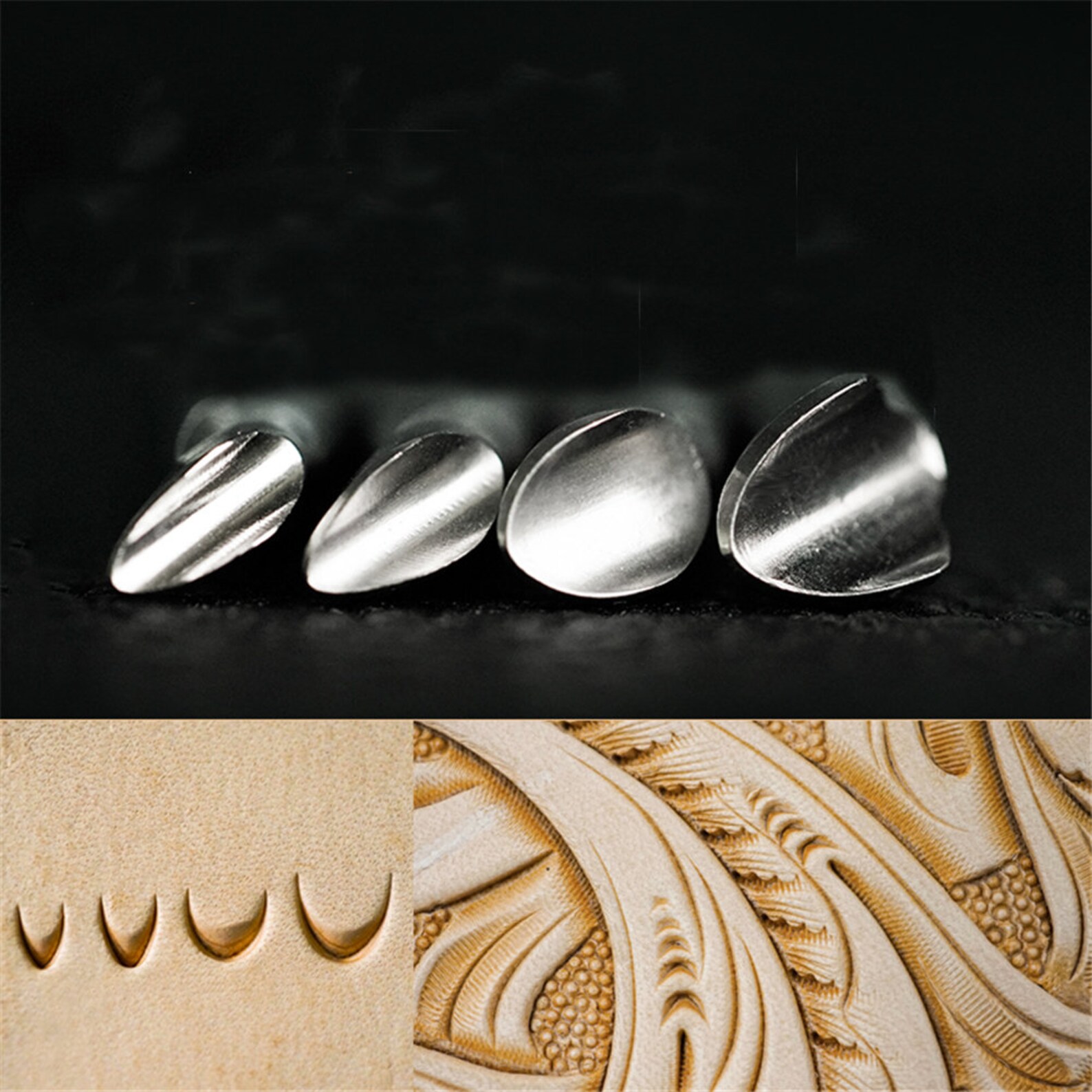 Leather Stamps Tool Stamping Carving Crafting Punches 304 Stainless ...