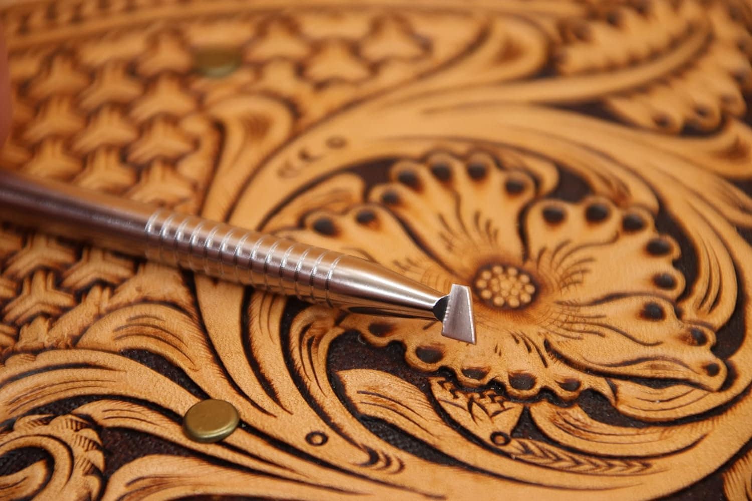 Leather Stamping Tool Beveling Set Undercut Stamps 304 Stainless Steel ...