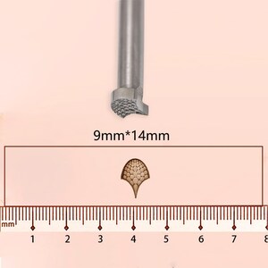 Dragon Scale Stamp Leather Stamping Tool Textured Grip Professional 304 ...