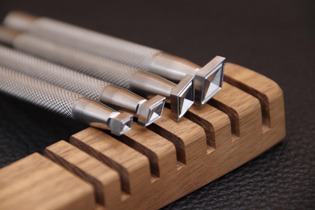 Leather Stamping Tools Diamond Stamps 3D Geometric Pattern 304 ...