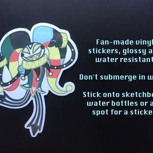 Robo Fizz Sticker / Helluva Boss Inspired Stickers / Water-resistant ...