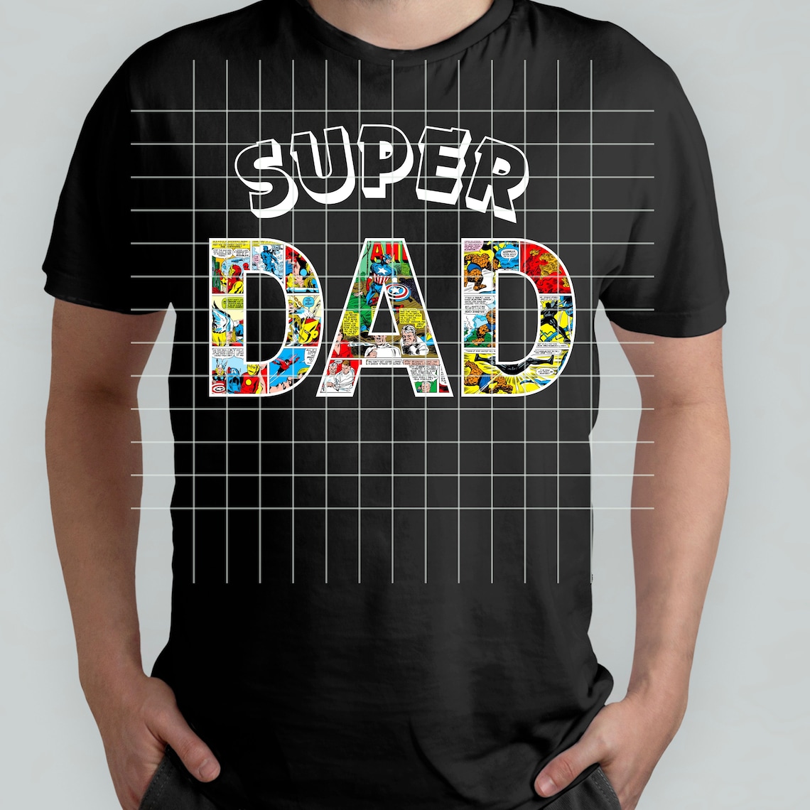 Super Dad Shirt, Super Dad Png, Father's Day Shirt, Marvel Shirt, Dad ...