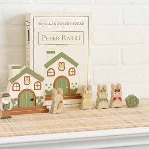 Wood Storybook Set - Peter Rabbit - Etsy