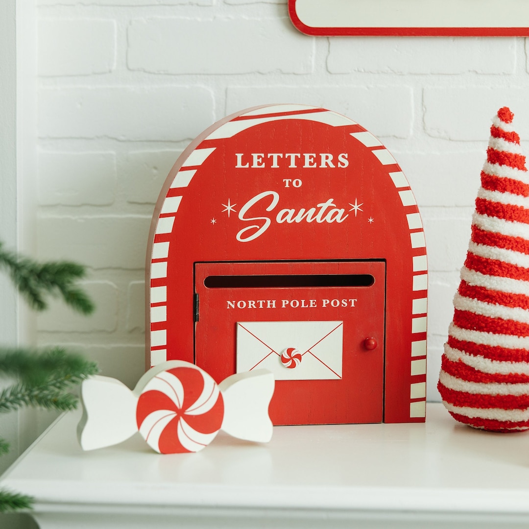 Wood Mailbox - Letters to Santa - Etsy