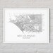 West LA Map Print Poster, Los Angeles Map, LA Map, California Map ...