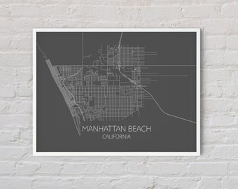 San Fernando Valley Map Print Poster, Los Angeles Map, LA Map ...