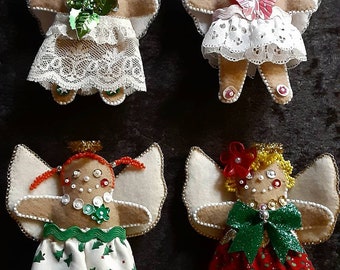 Gingerbread Angels - Etsy
