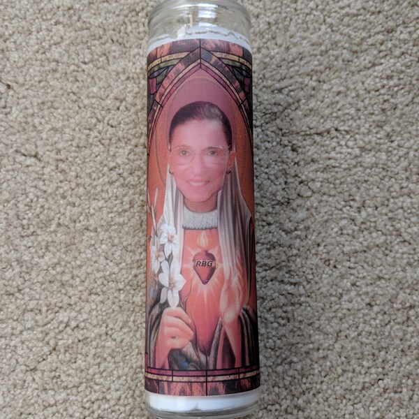 Ruth Bader Ginsburg Prayer Candle - Etsy
