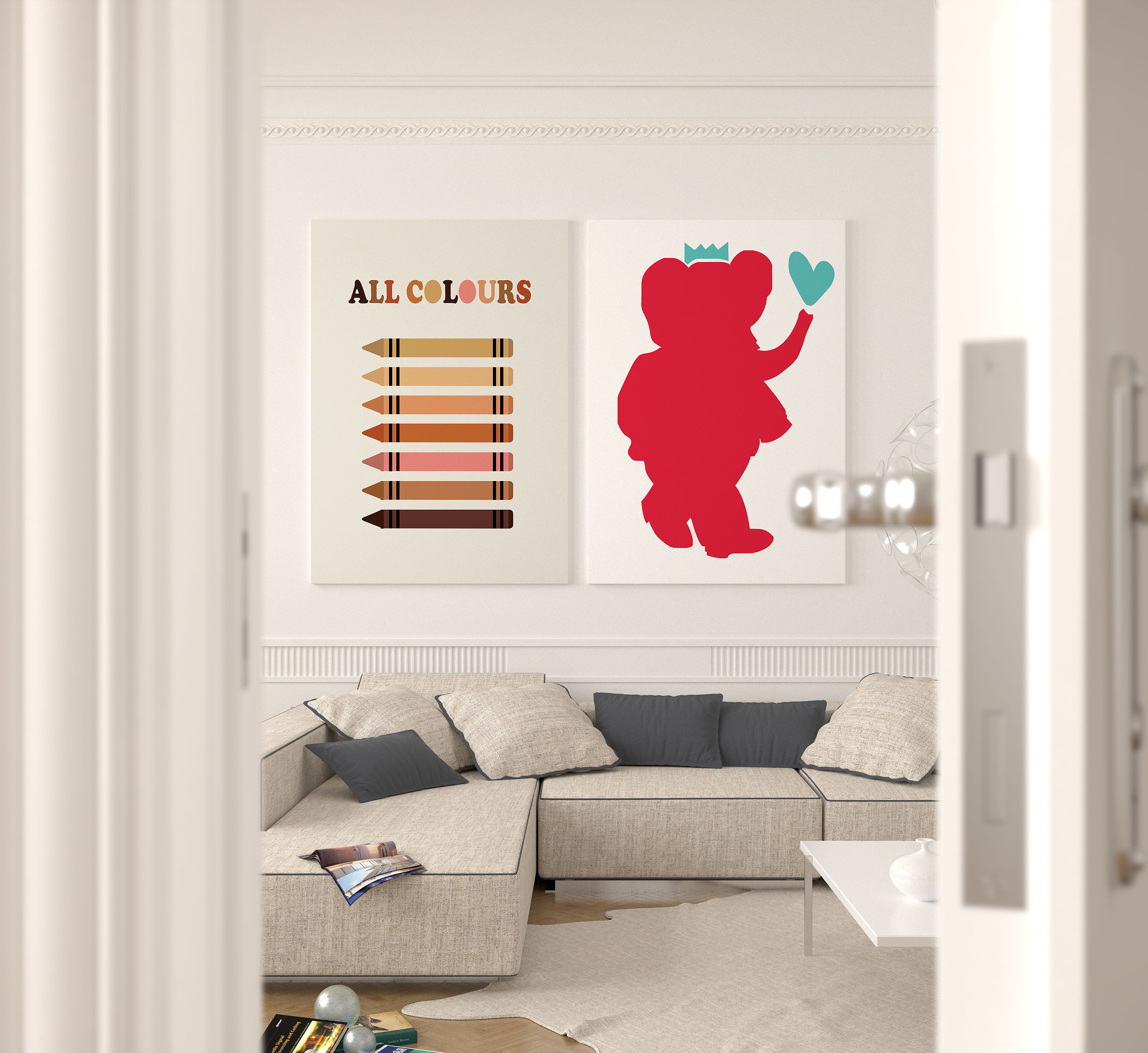 Babar the Elephant, Elephant Poster, Poster for Kids, Animal Poster ...