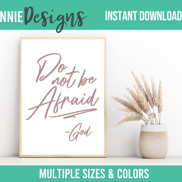 Do Not Be Afraid - Etsy
