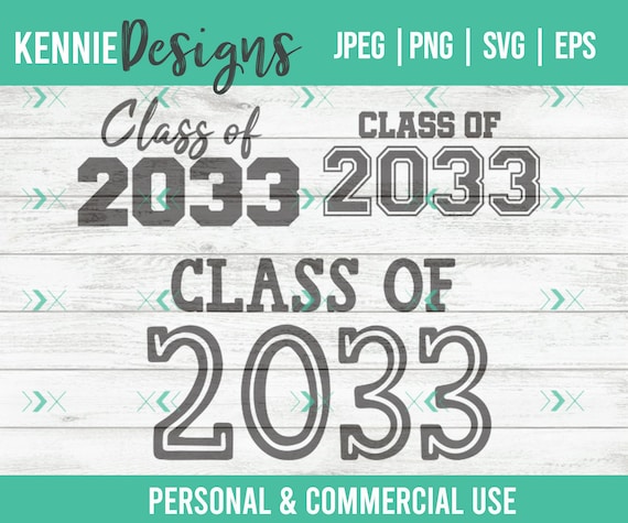 Class of 2033 SVG Cutting File for Making Grow With Me Back to - Etsy