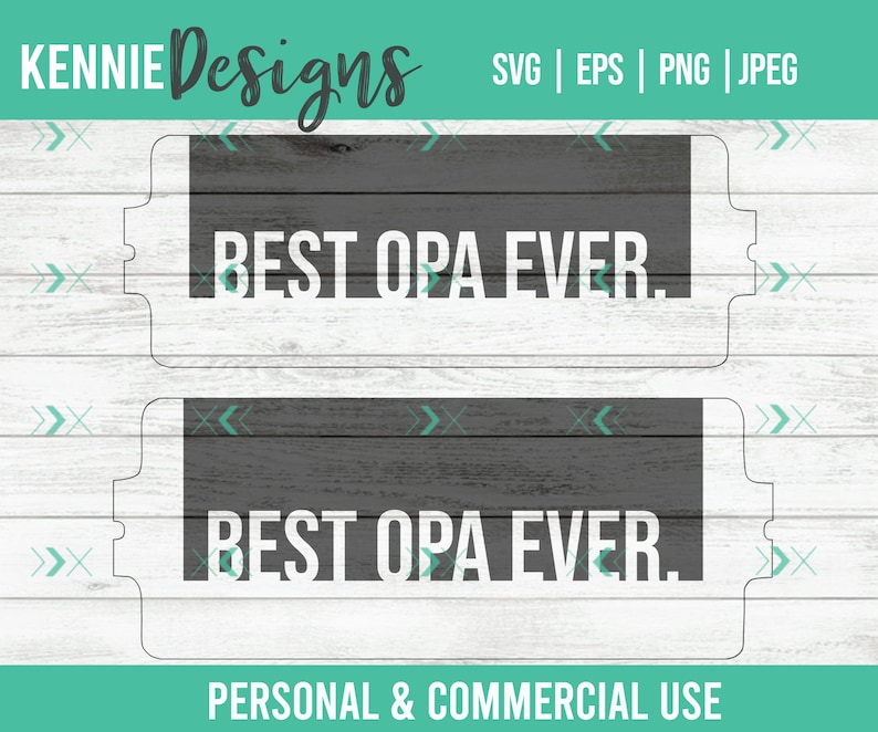 Best Opa Ever Infusible Ink Mug Wrap SVG Template Transfer - Etsy