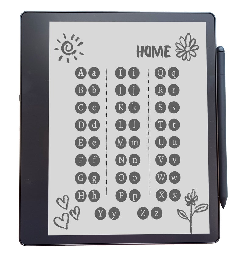 Letter Alphabet Printing Tracing Practice Journal for Kindle - Etsy