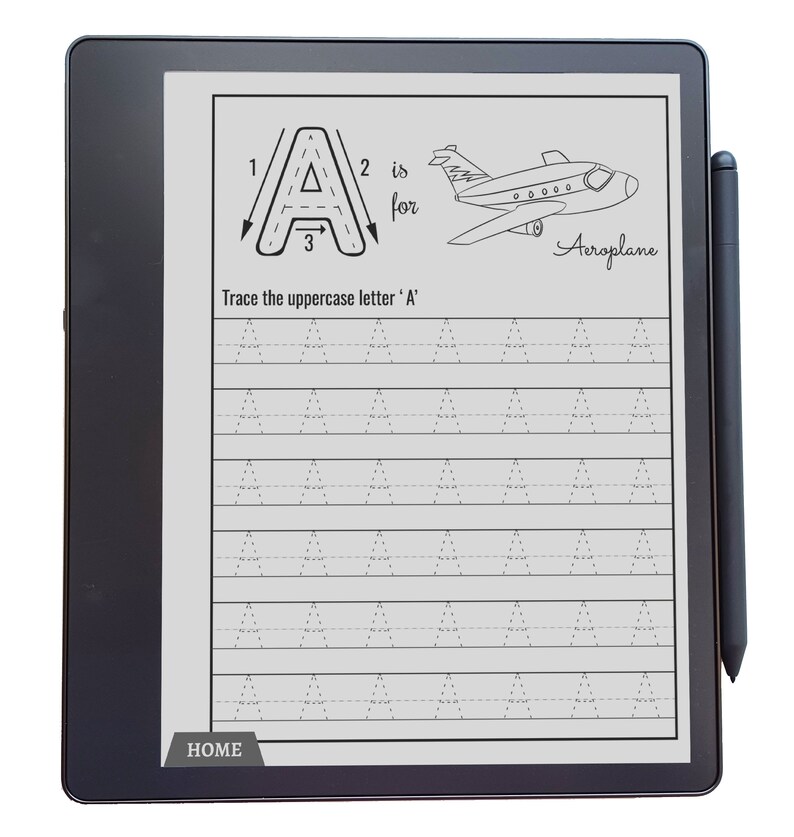 Letter Alphabet Printing Tracing Practice Journal for Kindle - Etsy
