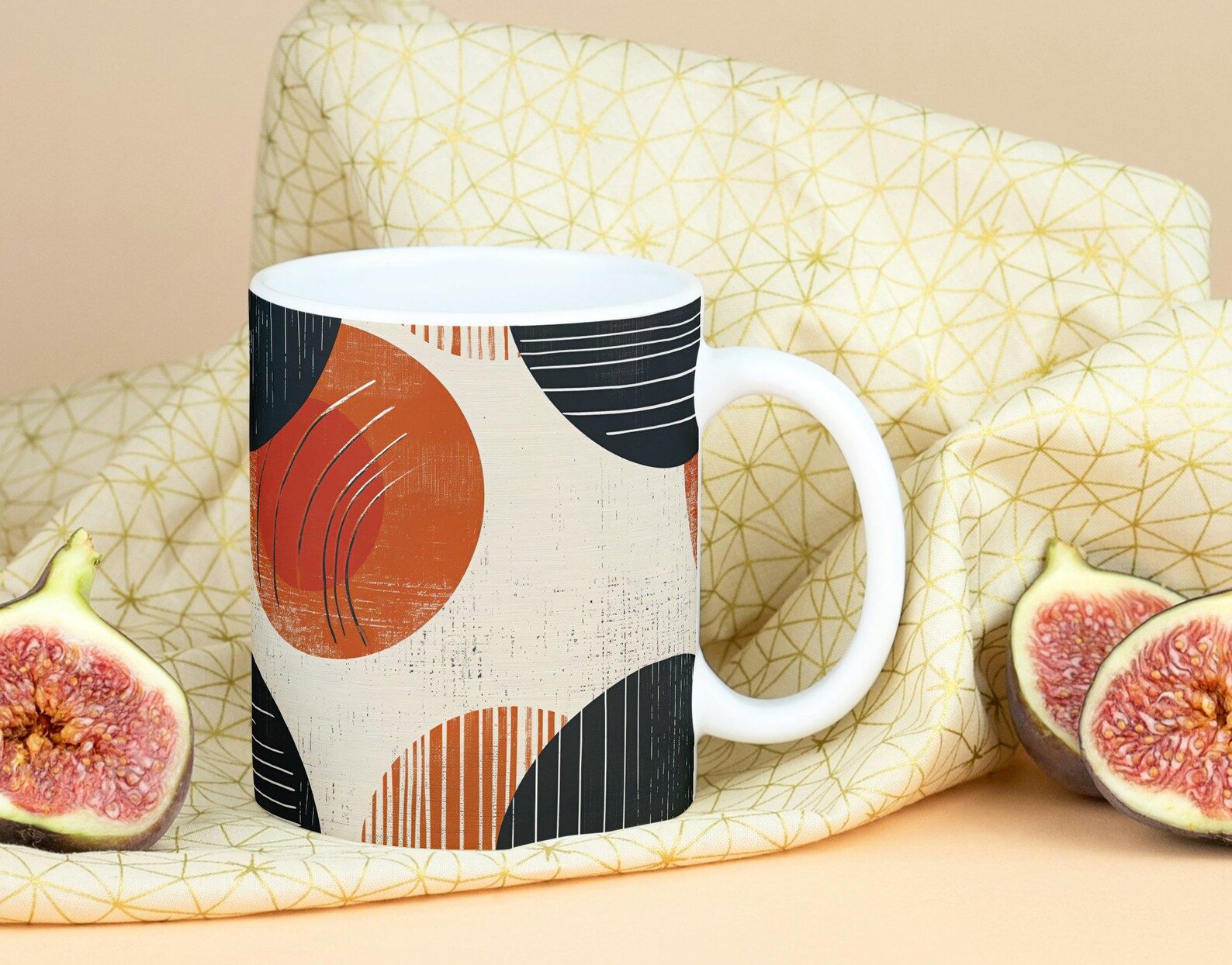 Japandi Pattern Sublimation Mug Wrap Designs - PNG for 11, 12 & 15oz ...
