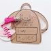 Backpack Valentine SVG for Keyrings Keychains and Backpack Tags Cut and ...