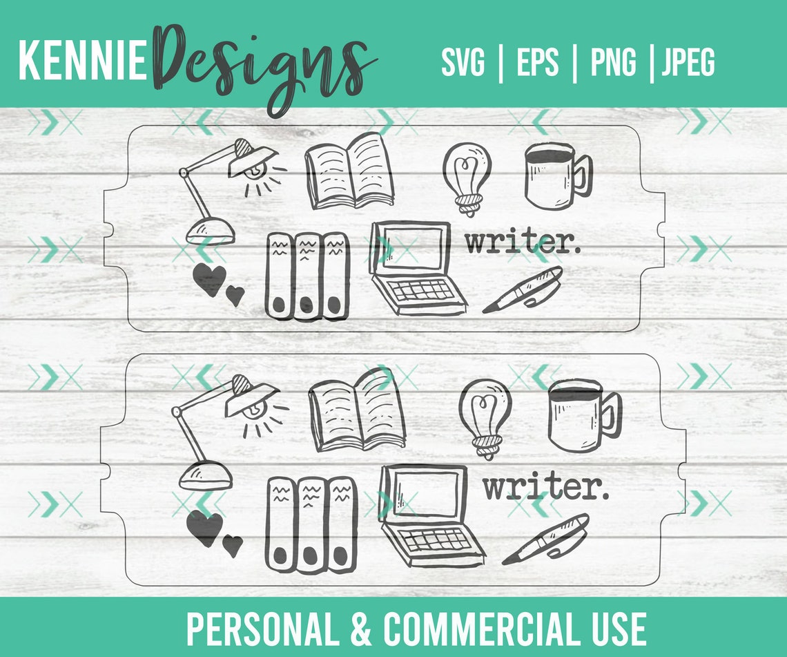 Writer Mug Wrap SVG Template for Infusible Ink Sheets for Use | Etsy