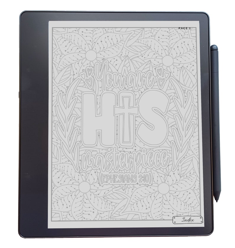 Tracing Doodle Bible Verses Pages for Kindle Scribe - Etsy