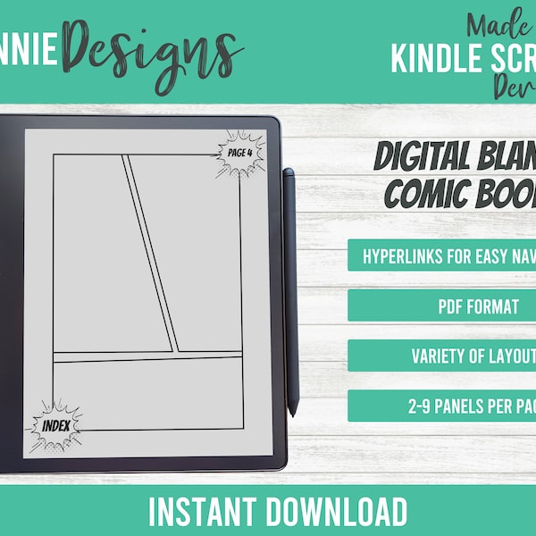 Blank Graphic Novel Book - Etsy