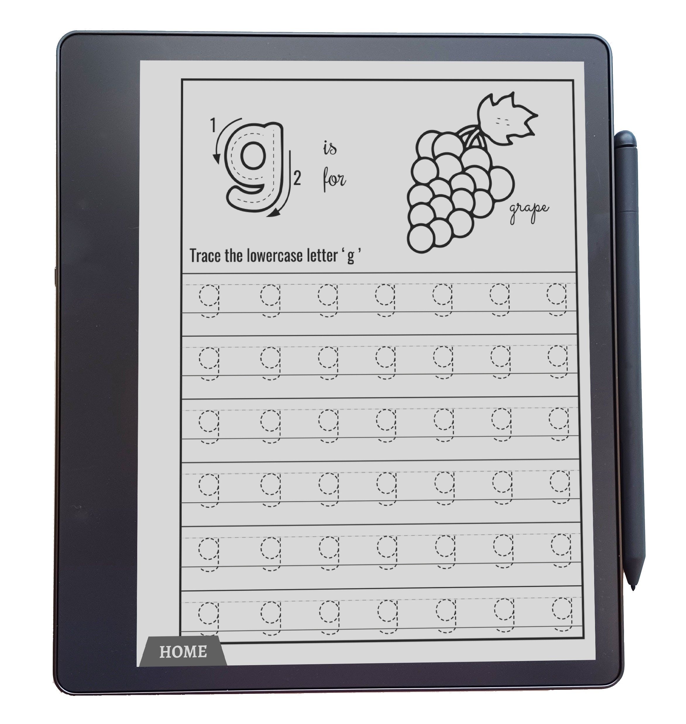 Letter Alphabet Printing Tracing Practice Journal for Kindle - Etsy