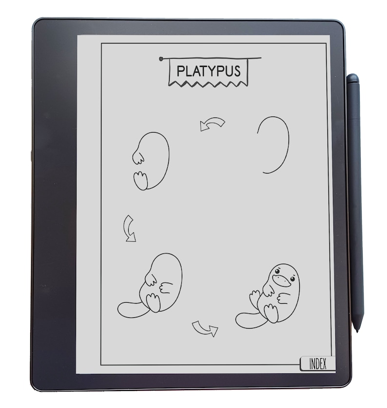 How to Draw Doodle Kawaii for Kindle Scribe and Tablets With - Etsy