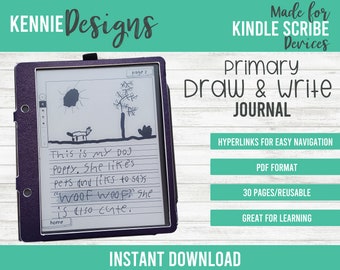 Draw and White Story Primary Journal - Etsy