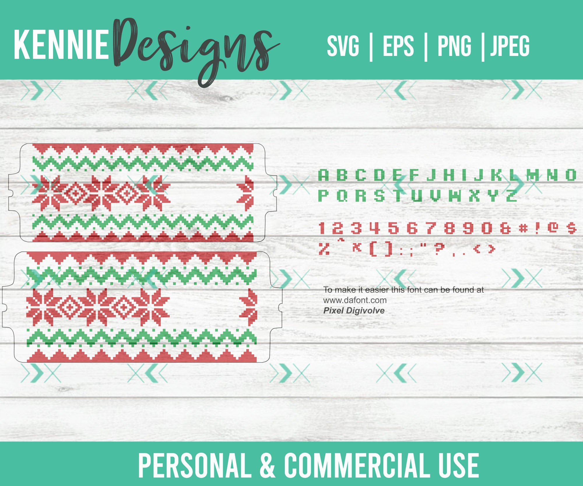 Ugly Christmas Sweater Mug Template SVG for Infusible Ink - Etsy