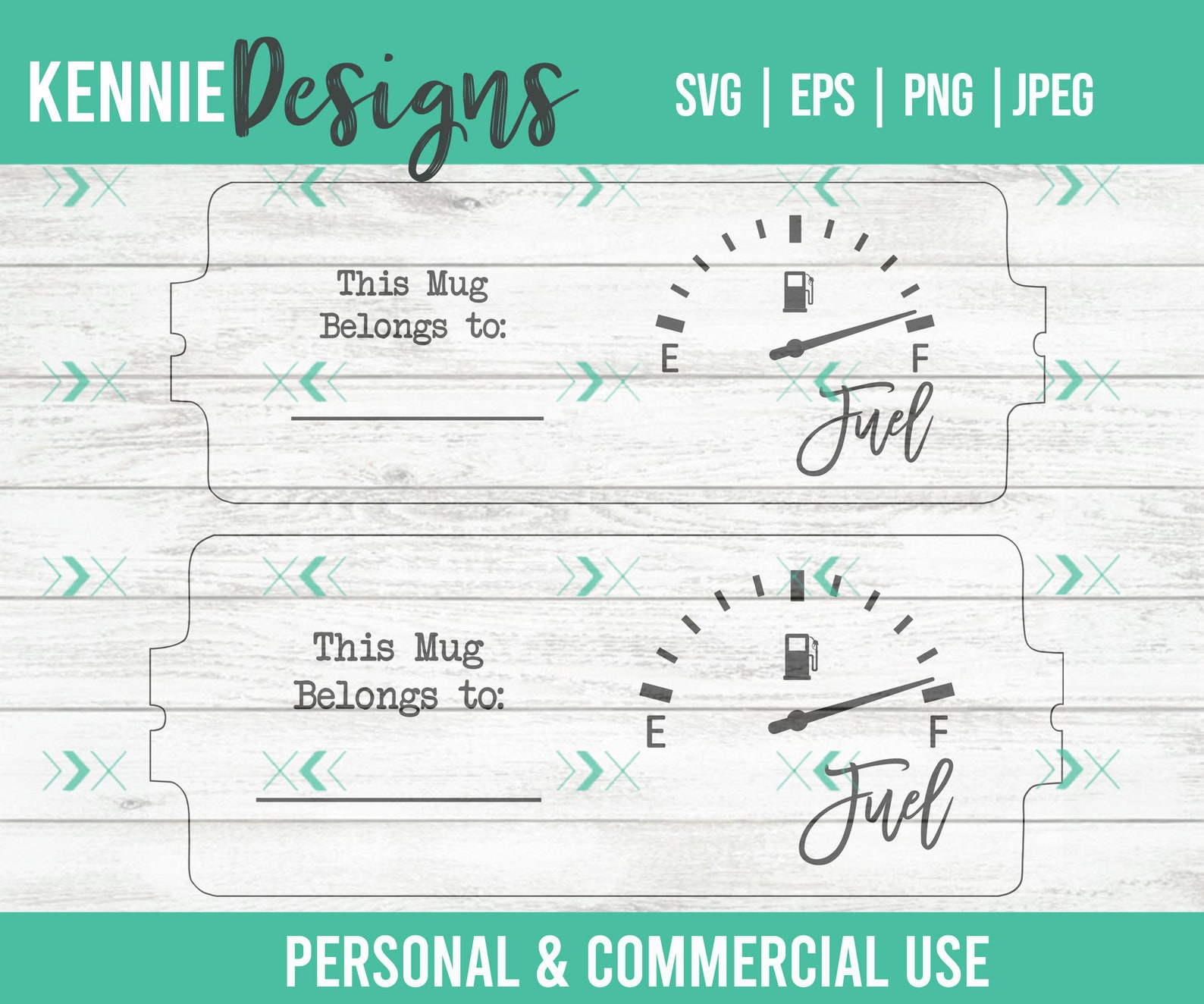 Fun Coffee Fuel Mug Wrap Template SVG for Infusible Ink Sheets - Etsy ...