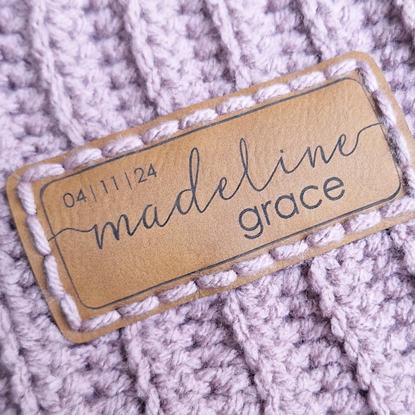 Personalized Made by Blanket Tags - Etsy