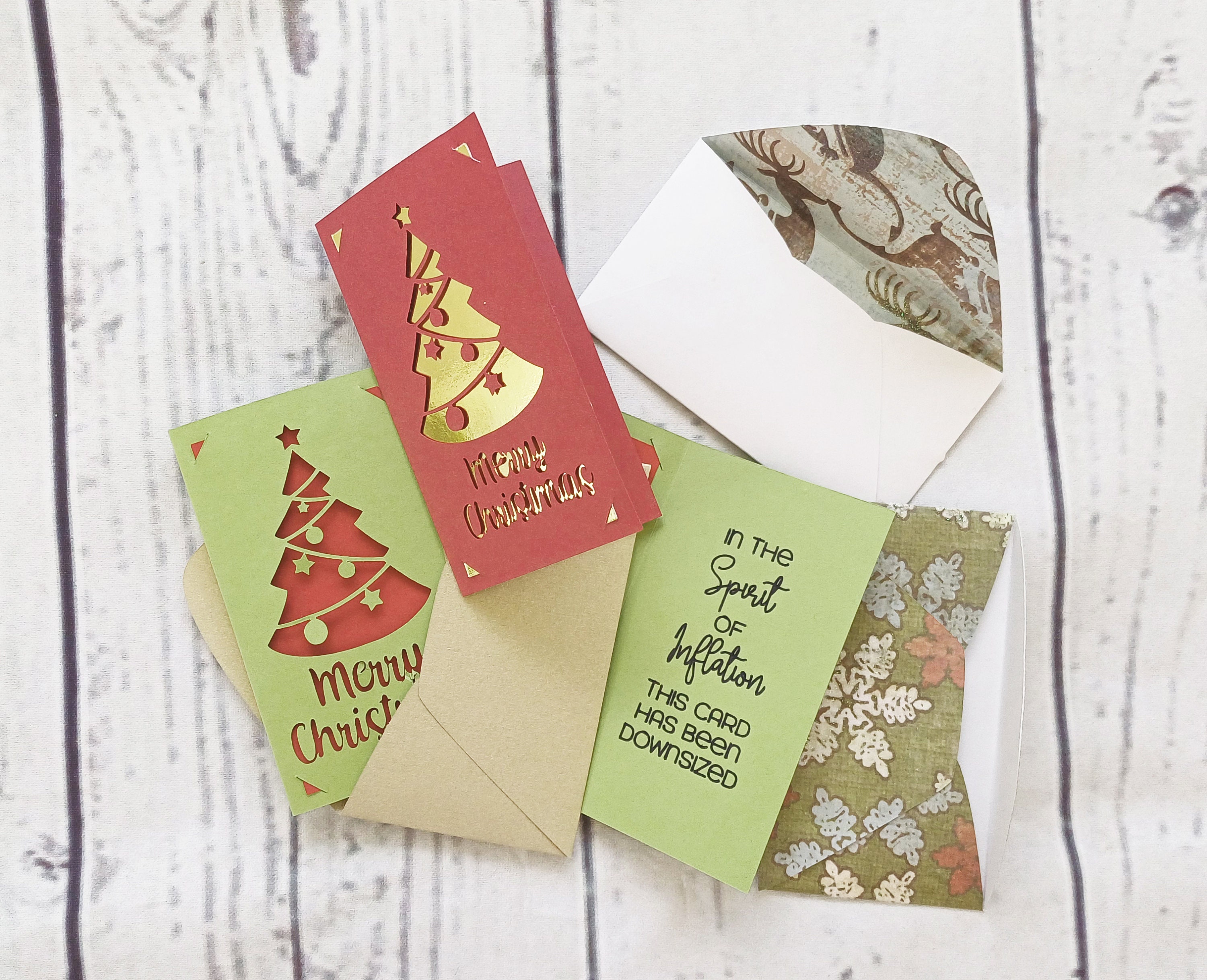 DIY Funny 2024 Christmas Card SVG – Mini Christmas Card – Inflation ...