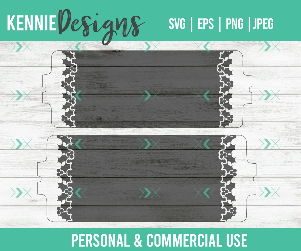 Christmas Borders Mug Wrap Template SVG for Infusible Ink - Etsy Canada