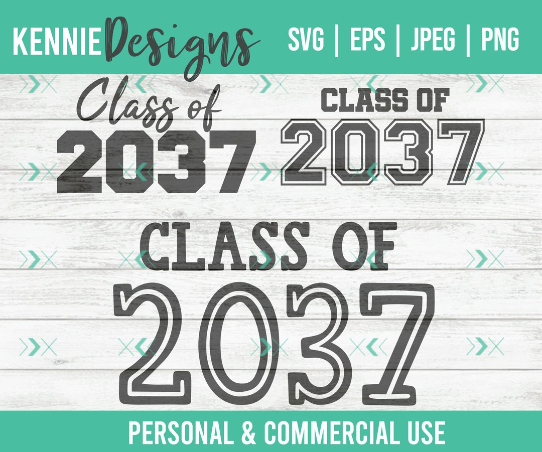 Class of 2037 SVG Cutting File for Making Grow With Me Back to - Etsy UK